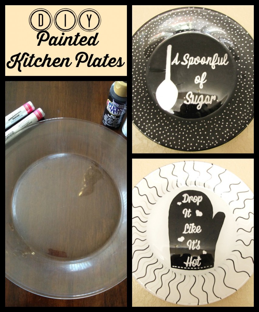 DIY Painted Kitchen Plates - My Pinterventures