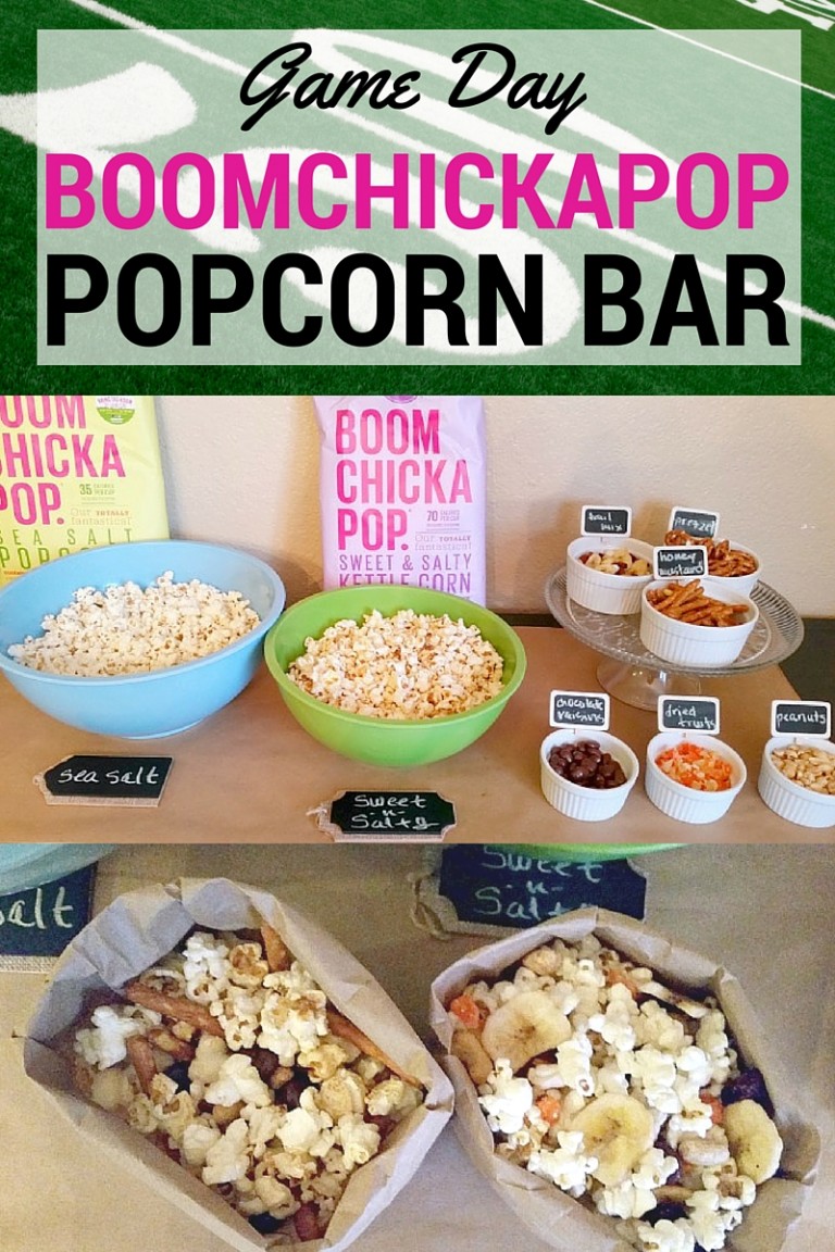 Game Day BOOMCHICKAPOP Popcorn Bar - My Pinterventures