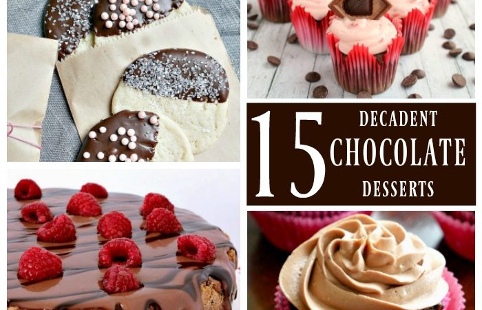 15 Decadent Chocolate Desserts - National Chocolate Month