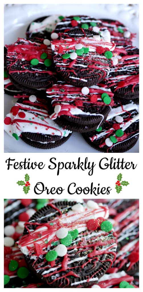 Festive Glitter Oreo Cookies – Day 8 12 Days of Christmas Blog Hop - My ...