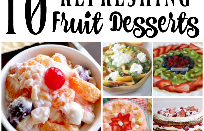 10 Refreshing Fruit Desserts - Merry Monday Link Party #201 – My ...