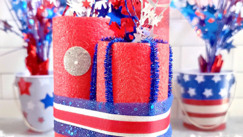 DIY Giant Pool Noodle Firecracker Decoration - My Pinterventures