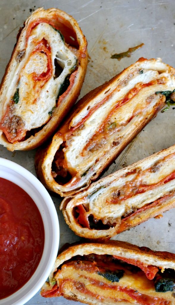 How to Make a Giant Pizza Roll Recipe – Pizza Stromboli - My Pinterventures