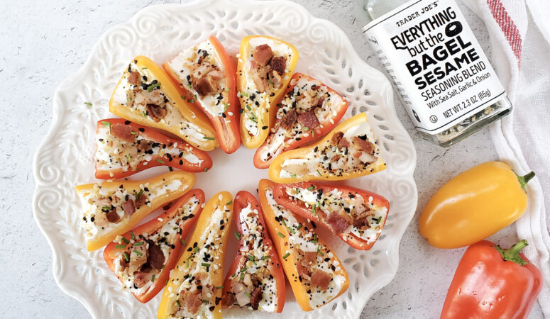 Bell Pepper with Cream Cheese and Bacon Appetizers – My Pinterventures