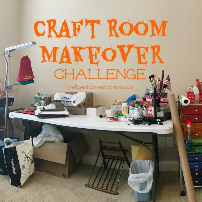 Craft Room Challenge – The Mess and Organization Goals - My Pinterventures