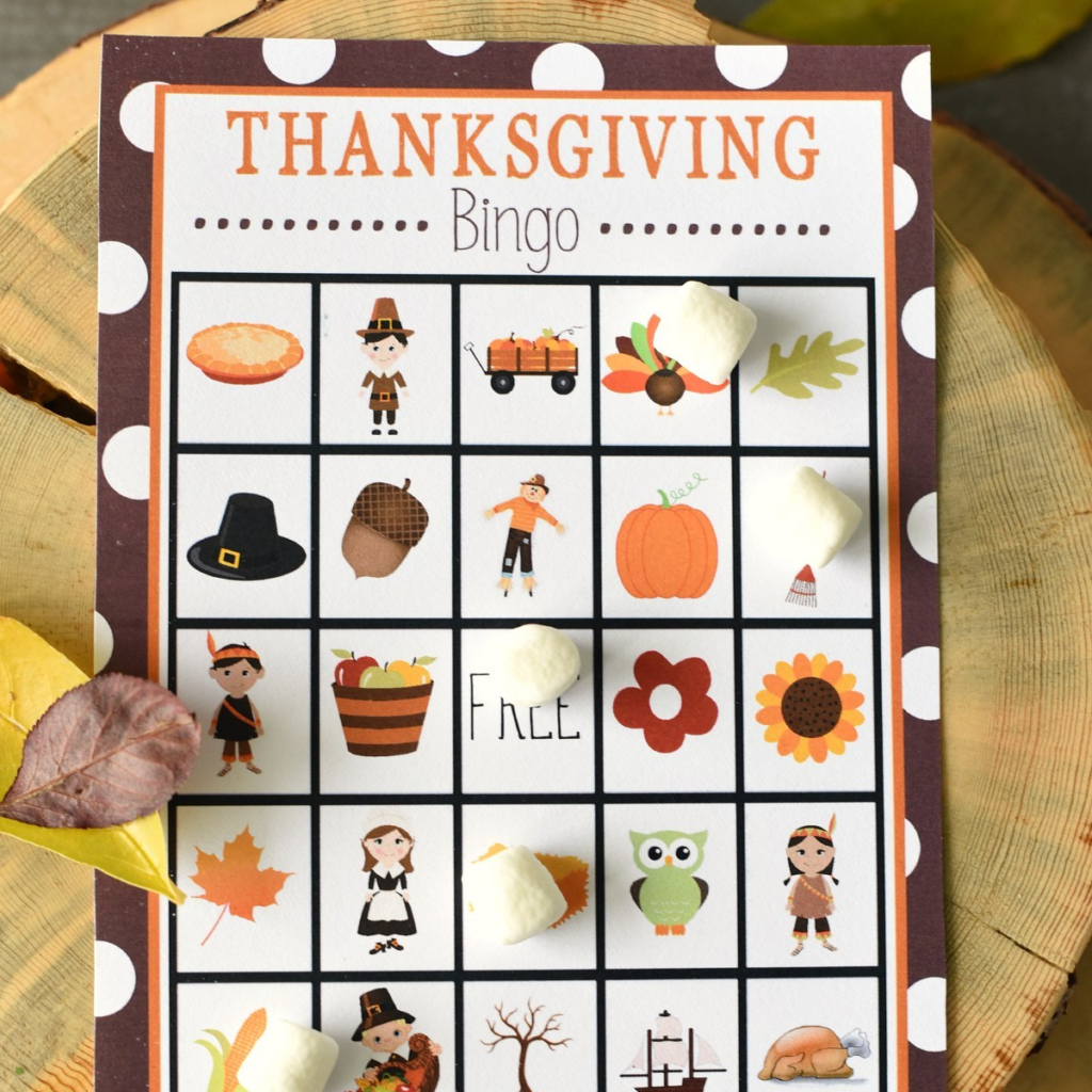 50 Printable Thanksgiving Games - My Pinterventures