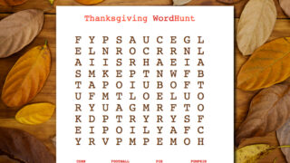 50 Printable Thanksgiving Games - My Pinterventures