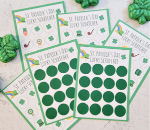 St. Patrick’s Day Lucky Scratchers Game Printable - My Pinterventures