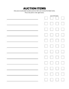 Encourage Summer Reading – Auction Point System - My Pinterventures