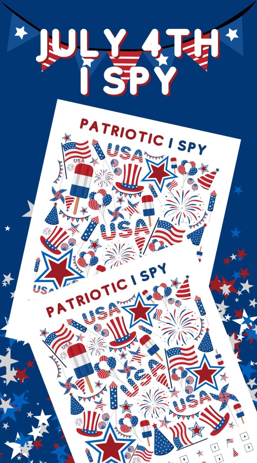 Free July 4th I Spy Game – Patriotic Game Printable - My Pinterventures