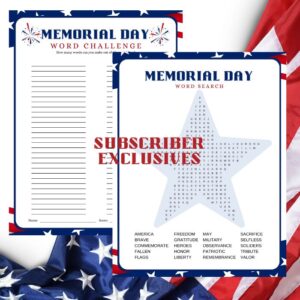Memorial Day Trivia Game – A Free Printable - My Pinterventures
