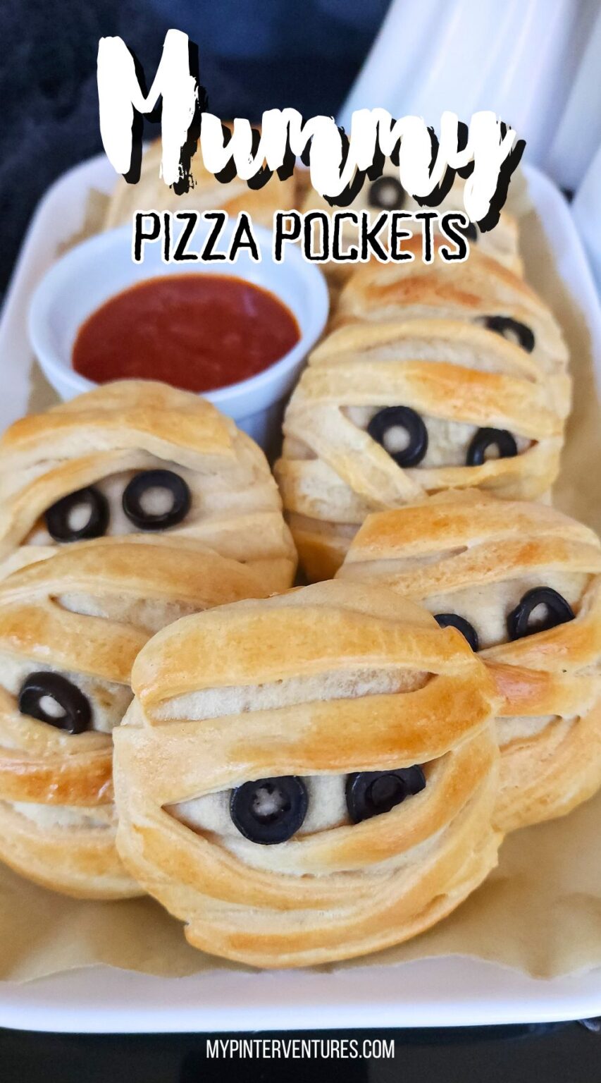 Mummy Pizza Pockets – Halloween Food - My Pinterventures