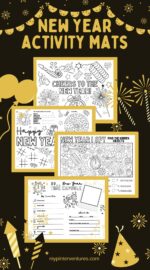 New Year Activity Mats for Kids - My Pinterventures