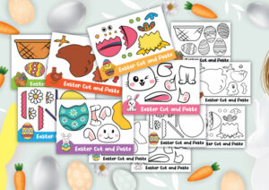 Spring Animals Cut and Paste Activity - My Pinterventures