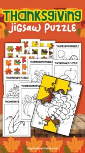 Free Printable Thanksgiving Puzzle and Coloring Activity Sheets - My ...