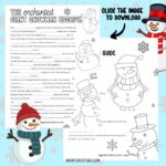 Free Snowman Escape Word Lib Printable - My Pinterventures