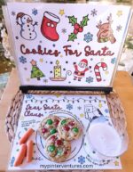Free Printable Santa Cookie Mat & Sign - My Pinterventures