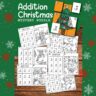 Mystery Christmas Puzzle Printable- Addition Activity - My Pinterventures