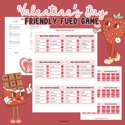 Printable Valentine’s Day Friendly Fued Game - My Pinterventures